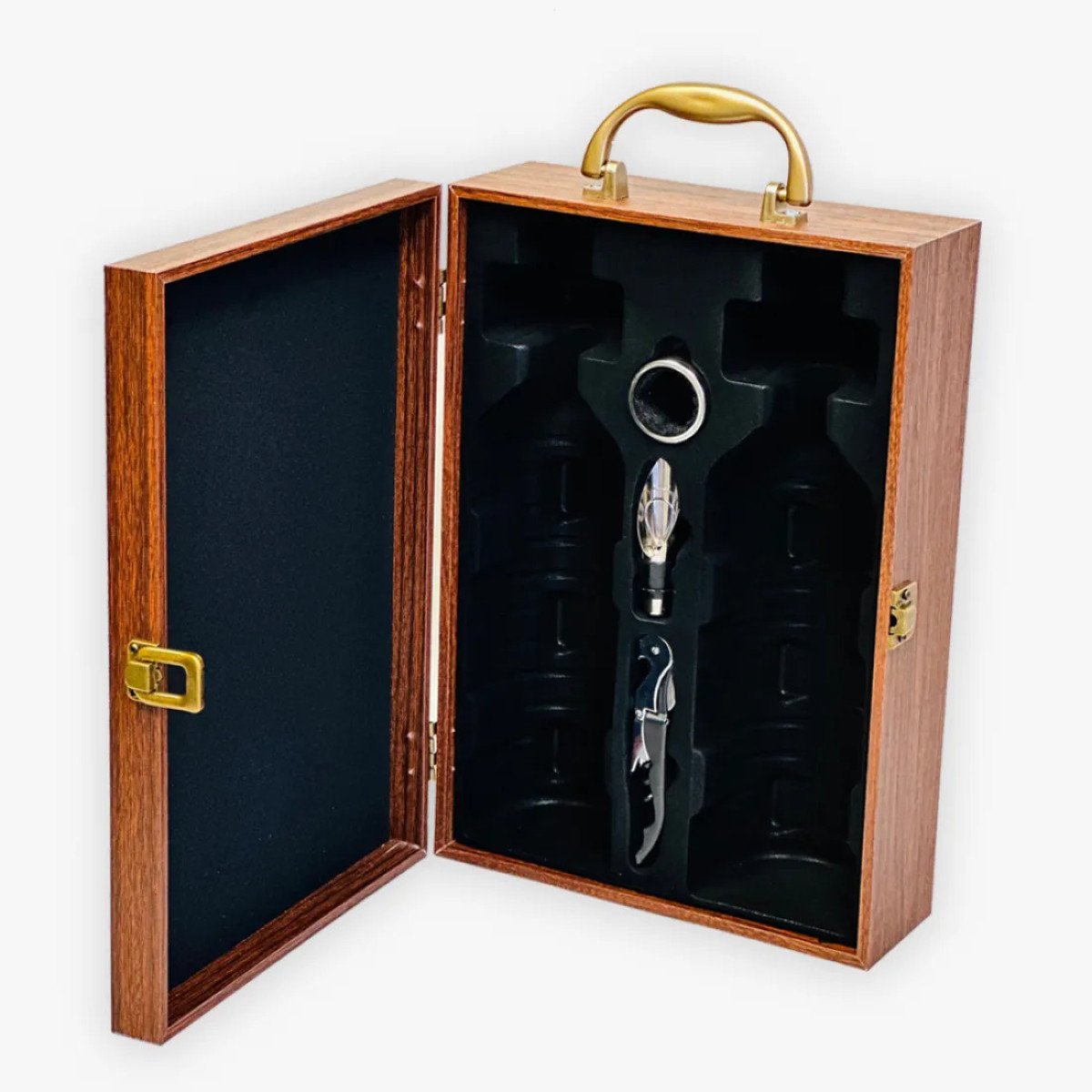 Luxury French Red Wine Wooden Gift Box