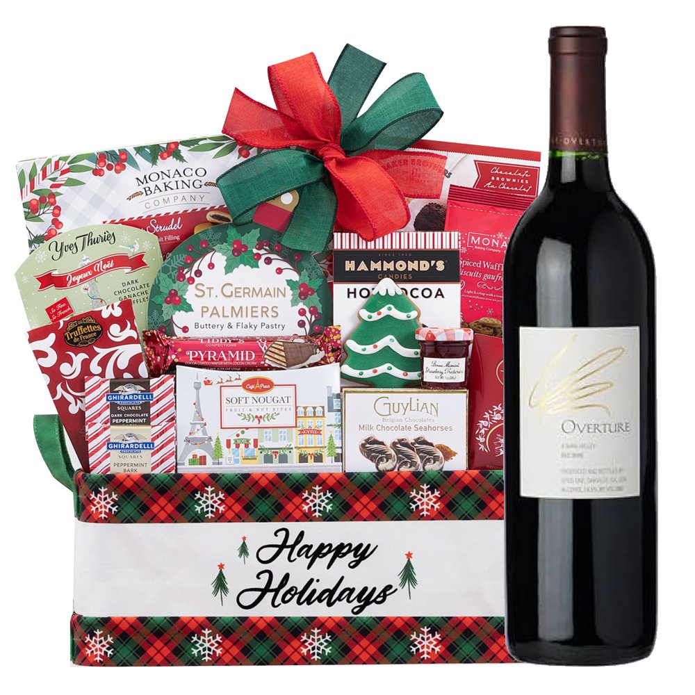 Opus One Overture Napa Valley Red Wine & Holiday Gift Basket