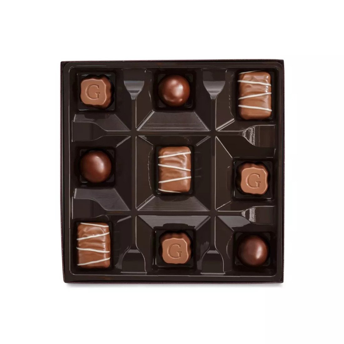 Godiva Assorted Chocolate Gift Box, 9 Pieces