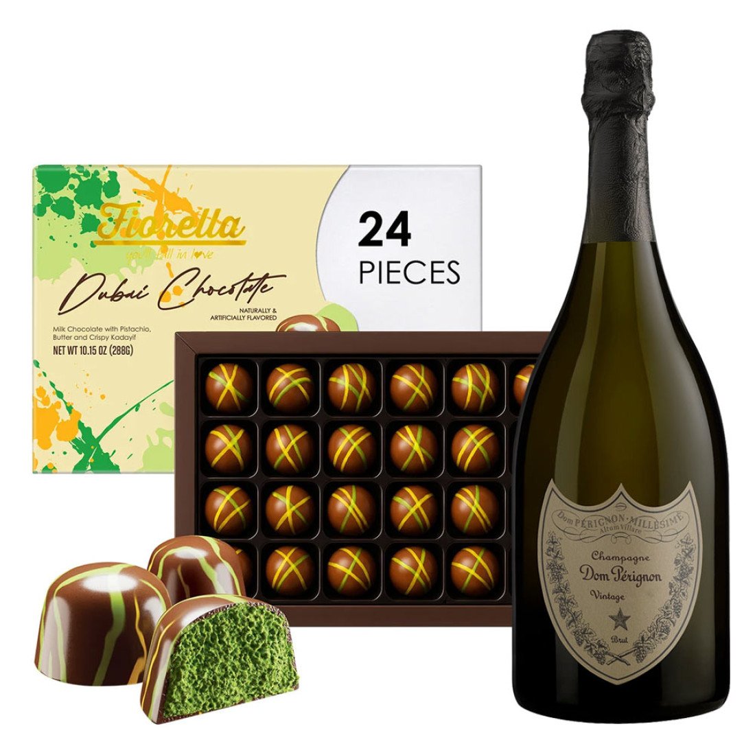 Dom Perignon & Dubai Chocolate Gift Set