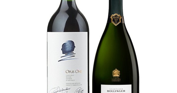 Opus One Wine and Bollinger Champagne Magnum Gift Set