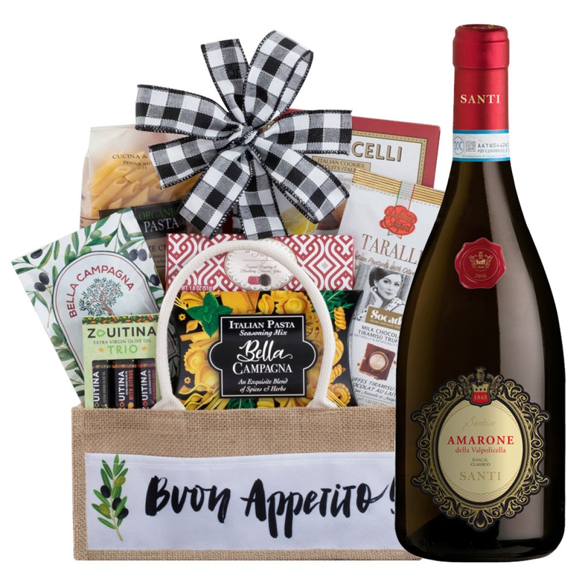 Santi Amarone Della Valpolicella Italian Wine And Gift Basket