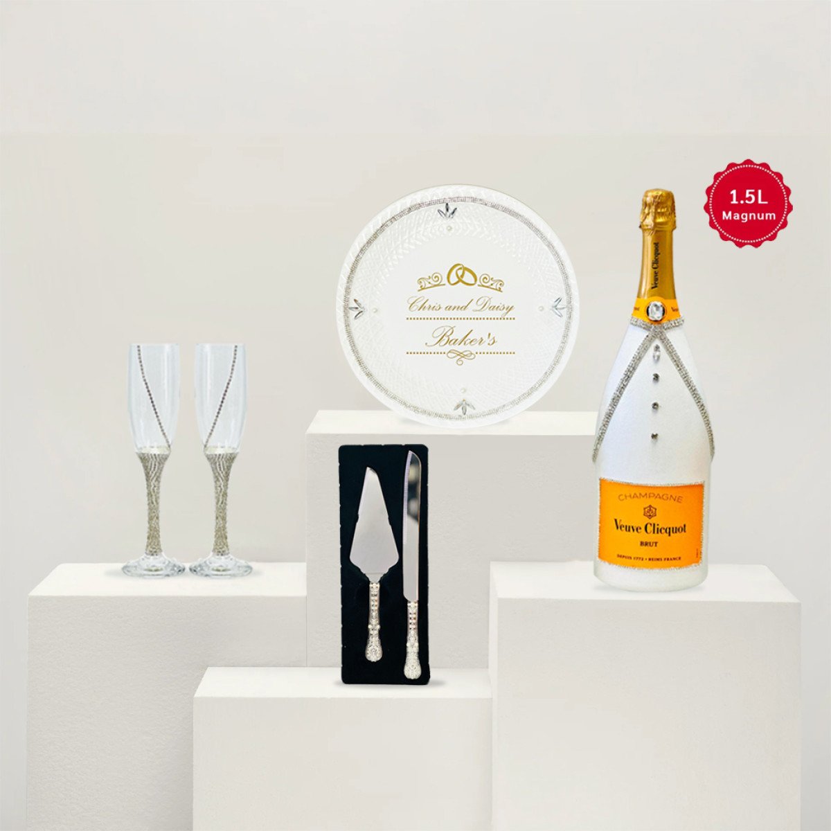 Veuve Clicquot 1.5L Champagne Wedding Gift Set - Shop Now