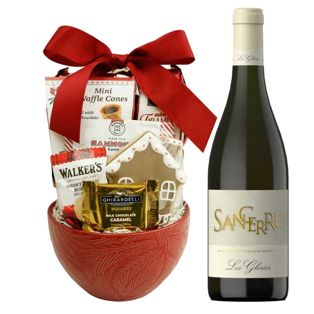 Les Glories Sancerre White Wine Gift Basket - Buy Now