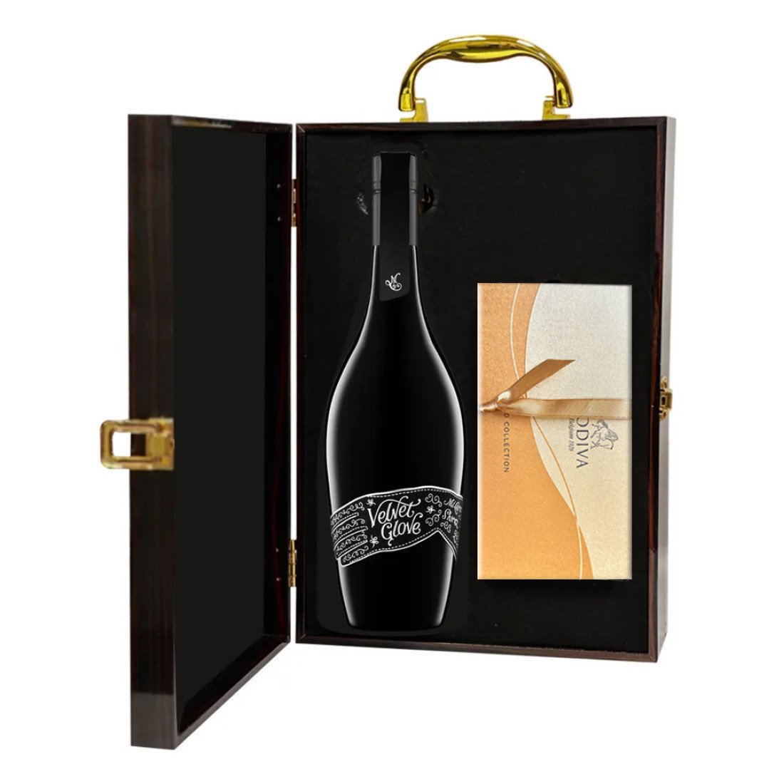 Mollydooker Velvet Glove Shiraz Wine And Godiva Gift Box