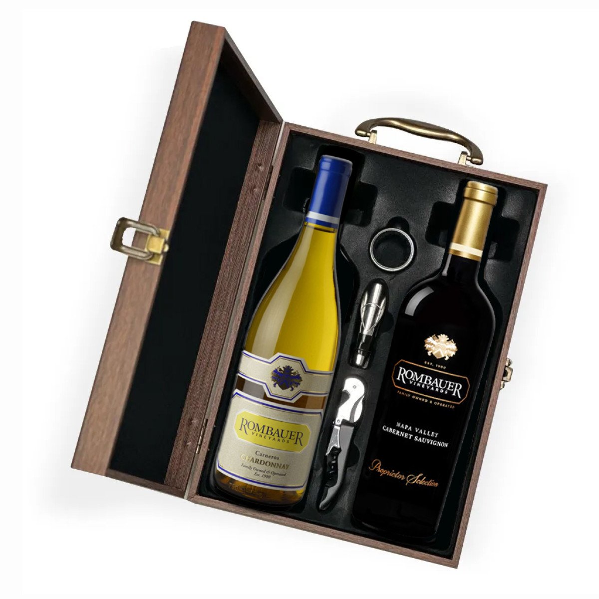 Rombauer Red And White Wine Gift Set - Buy Online