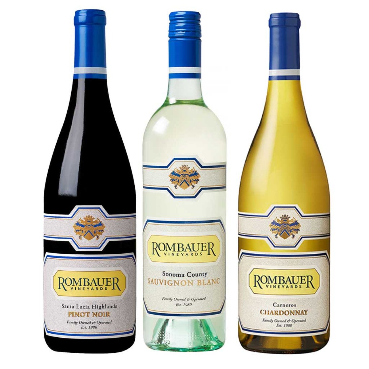 Rombauer Vineyards Trio Wine Gift Set - Buy Now
