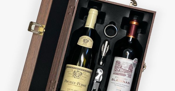 French Red And White Wine Duo Gift Set